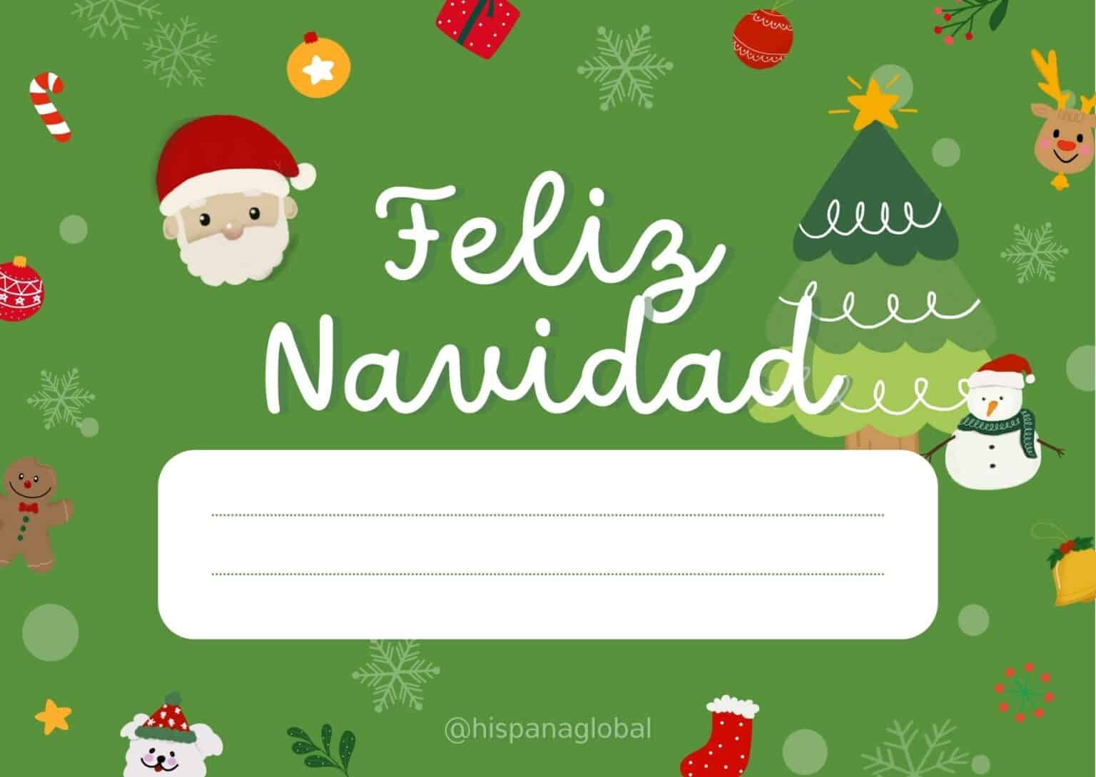 Free Holiday and Christmas Cards in Spanish - Hispana Global